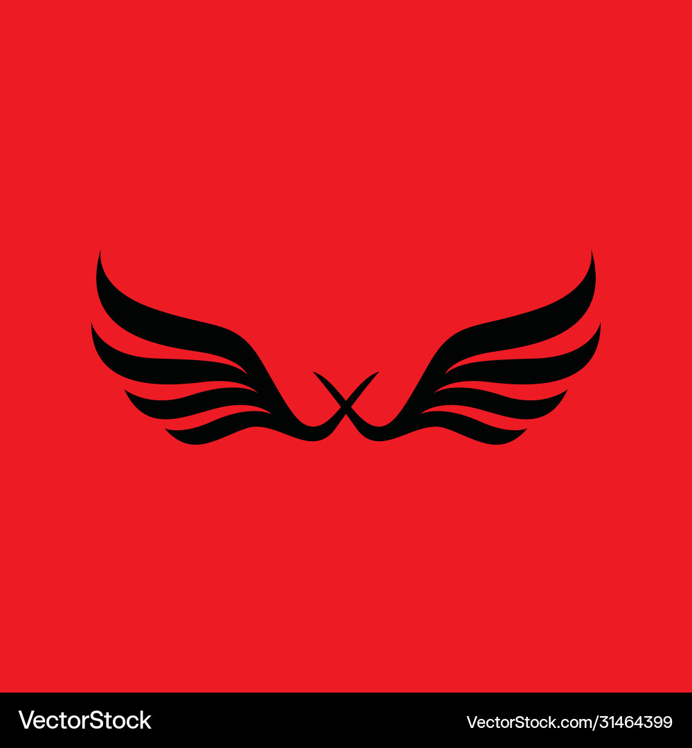 Wing logo template Royalty Free Vector Image - VectorStock