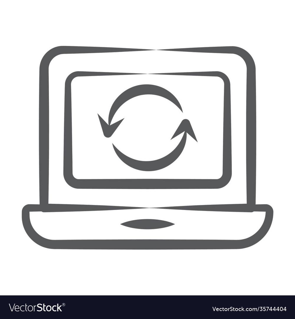 System refresh Royalty Free Vector Image - VectorStock