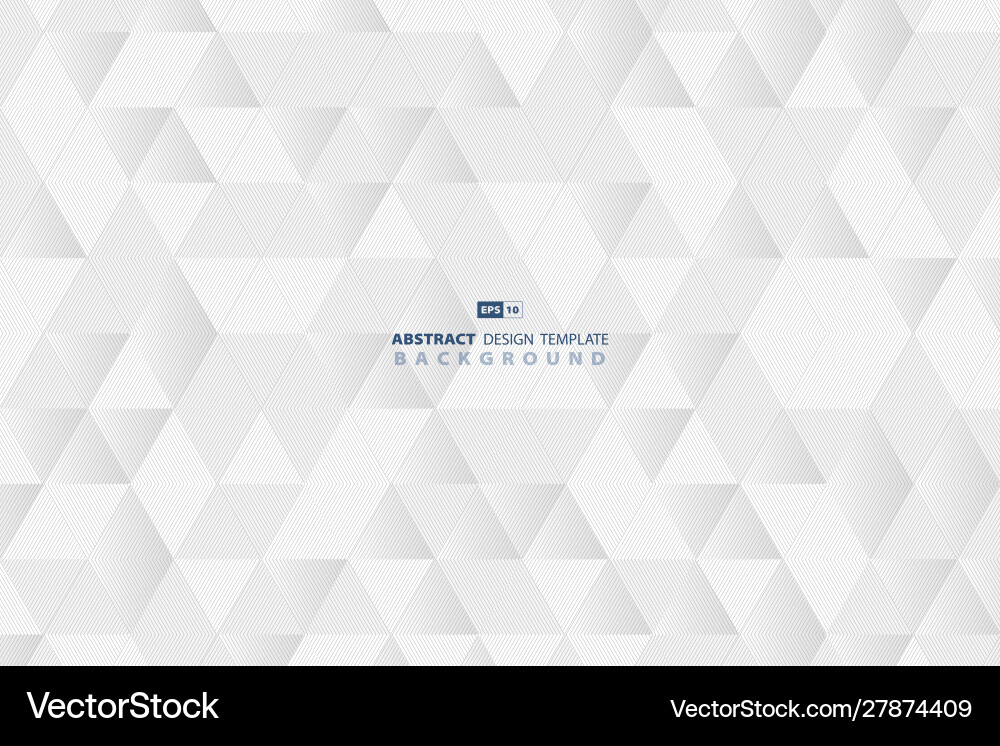 Abstract line tech pattern triangle business Vector Image