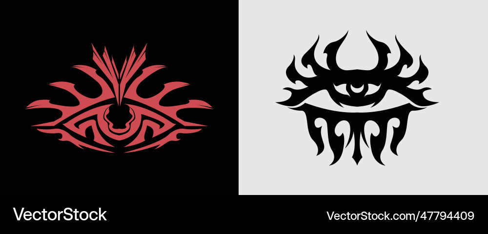 Eye shape2 Royalty Free Vector Image - VectorStock