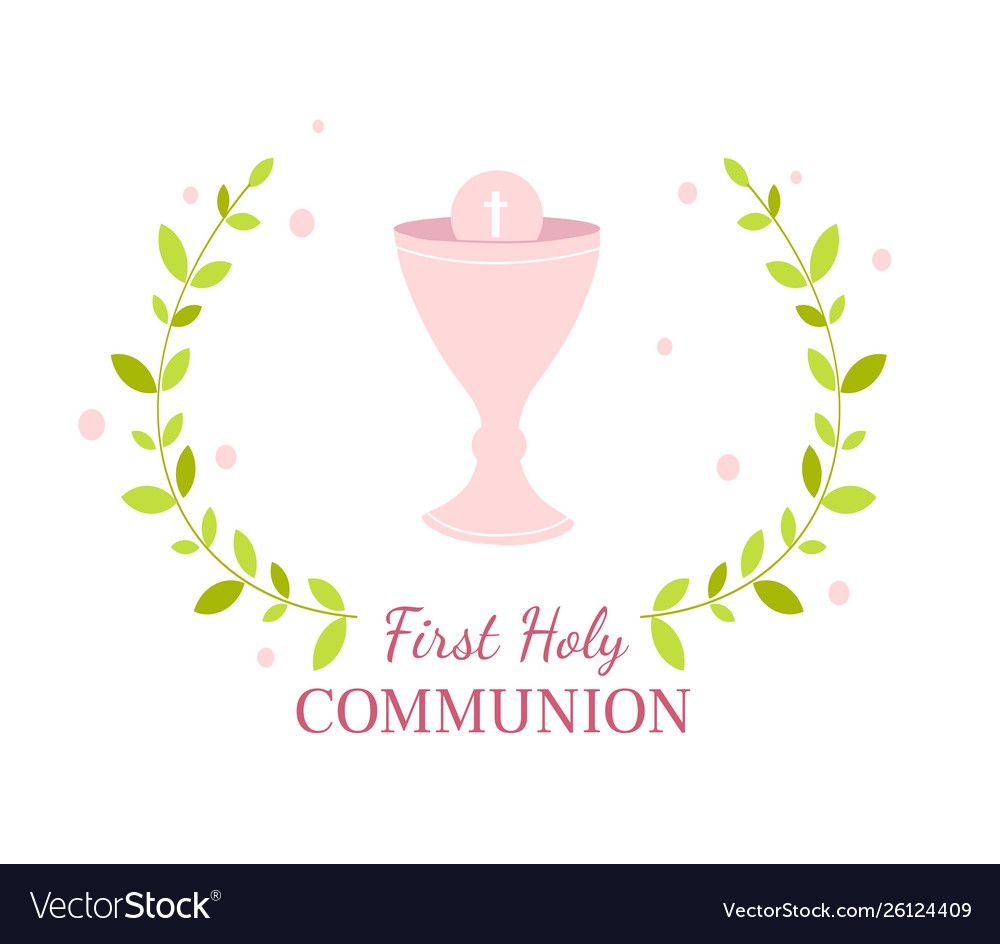 First Holy Communion Card Templates Free