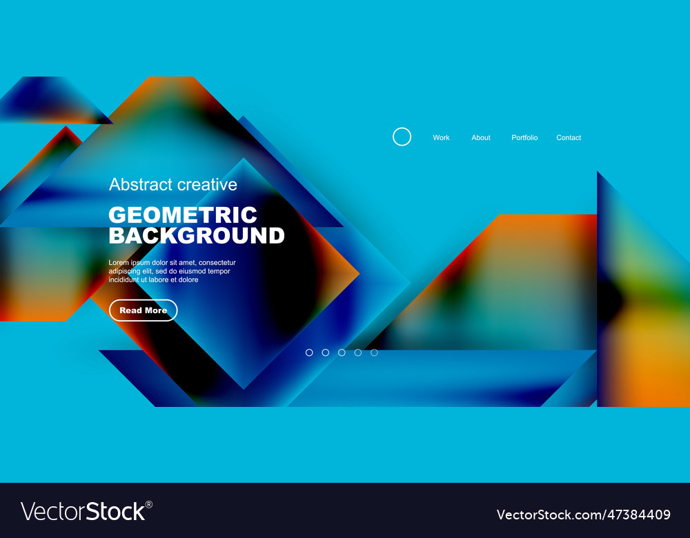 Triangle abstract background Royalty Free Vector Image