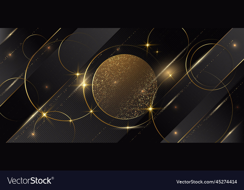 Abstract gold circles lines overlapping Royalty Free Vector Abstract gold circles lines overlapping Royalty Free Vector
