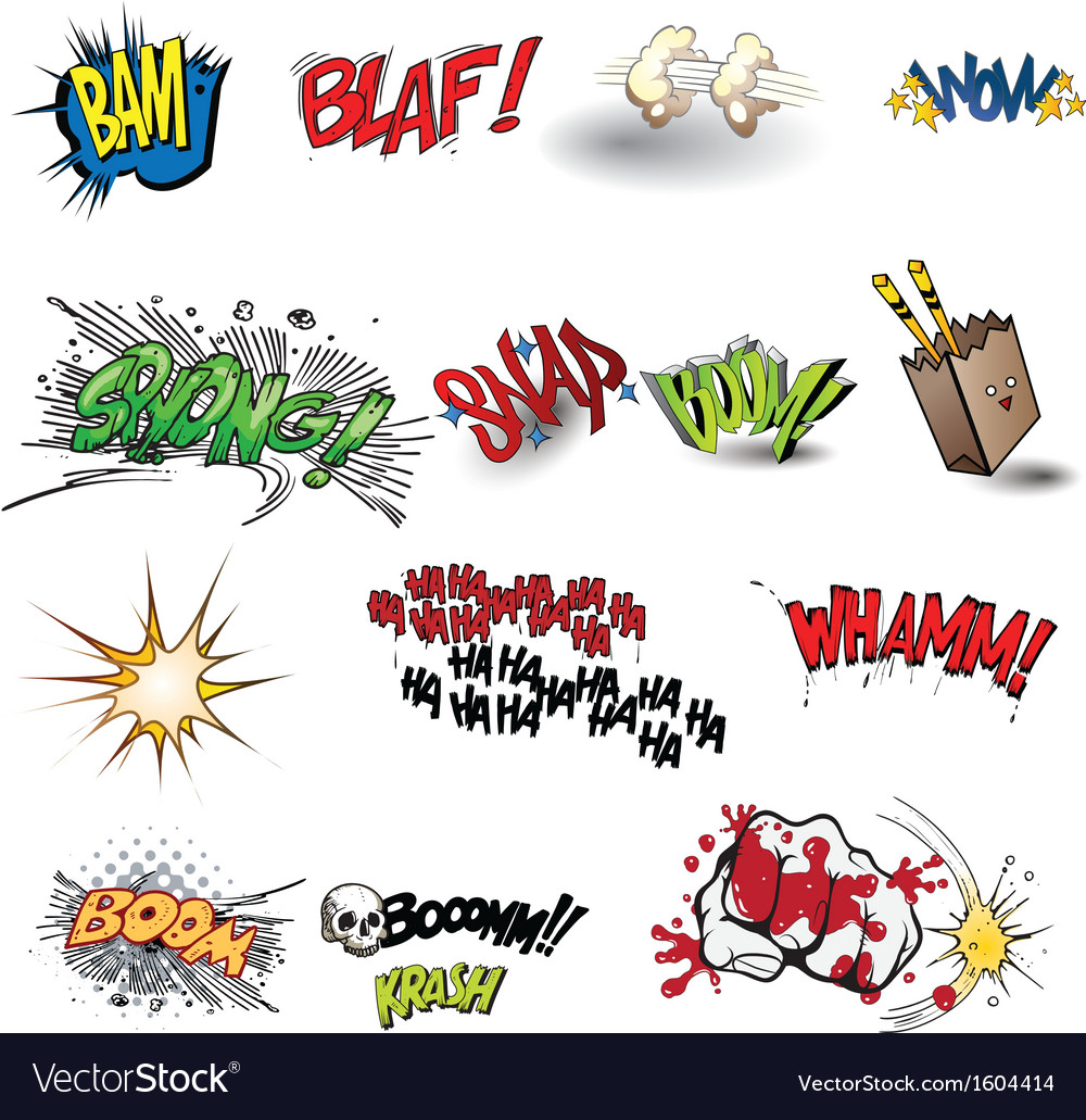 Comic Royalty Free Vector Image - VectorStock