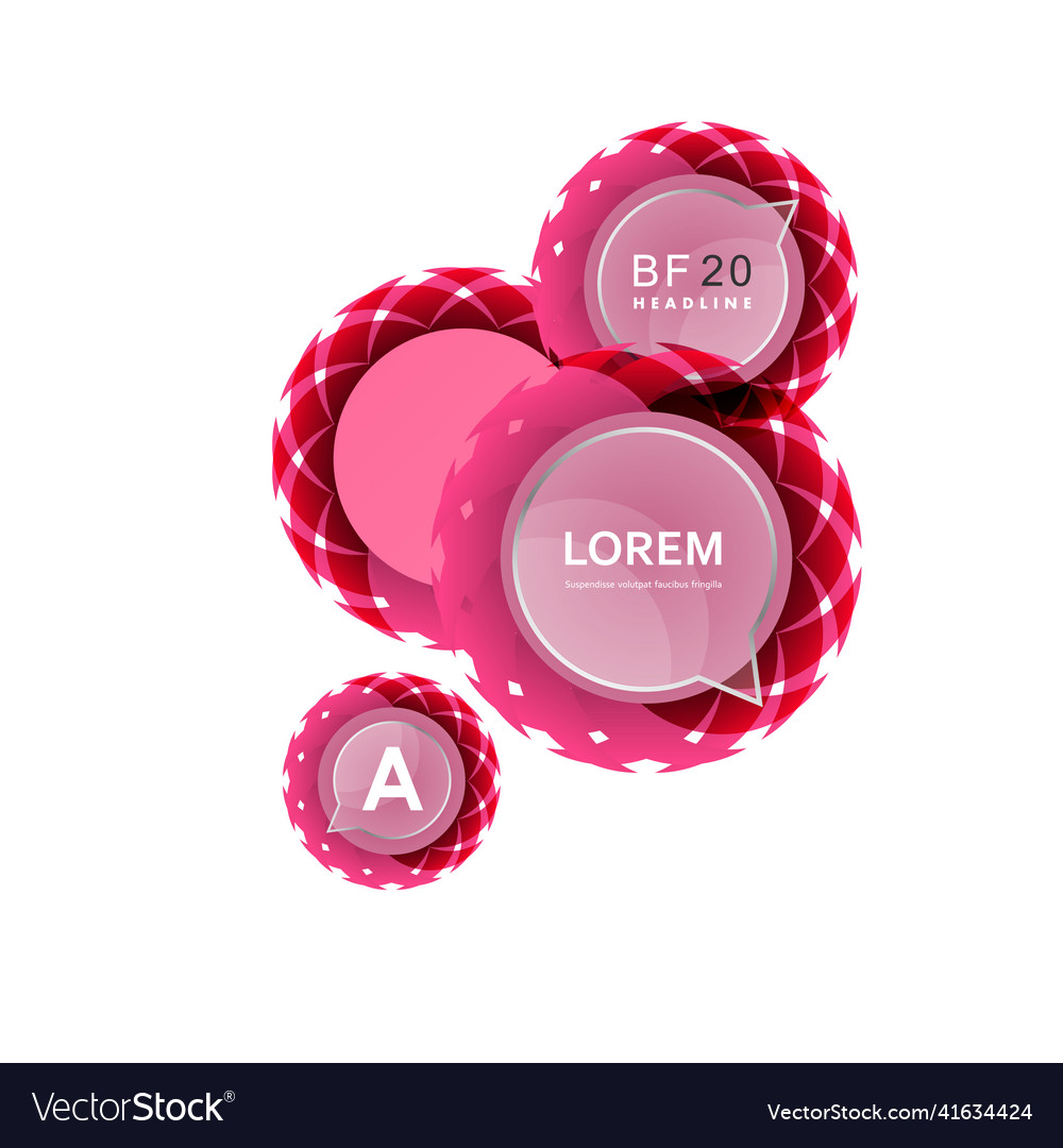 Abstract circle background geometry shapes Vector Image