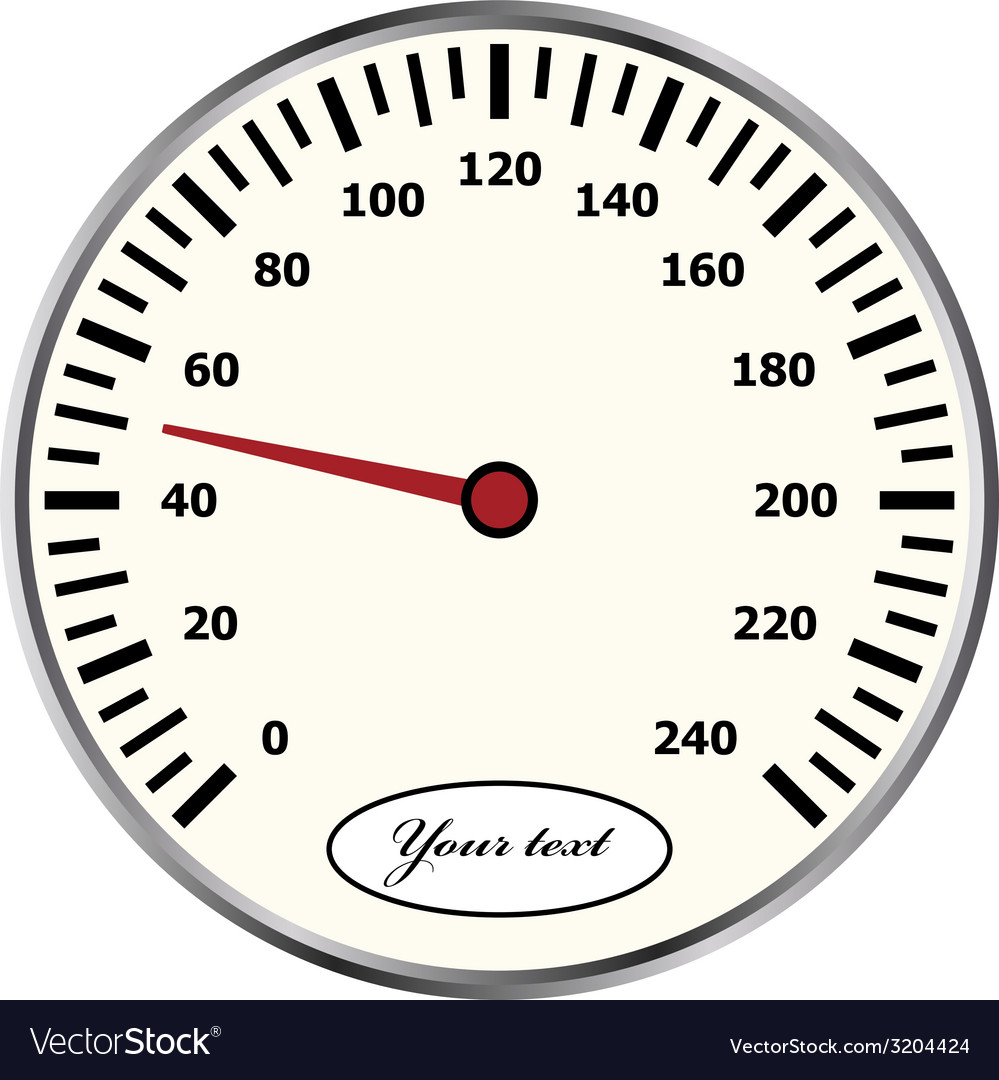 Speedometer Royalty Free Vector Image - VectorStock