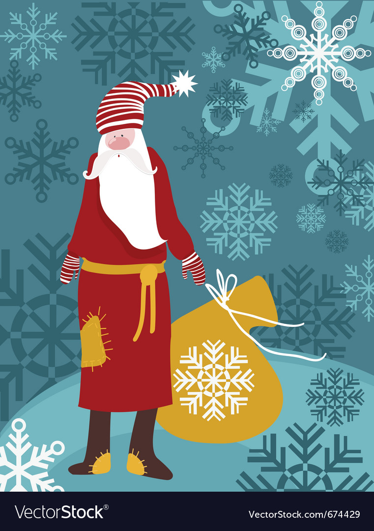 Christmas poster Royalty Free Vector Image - VectorStock