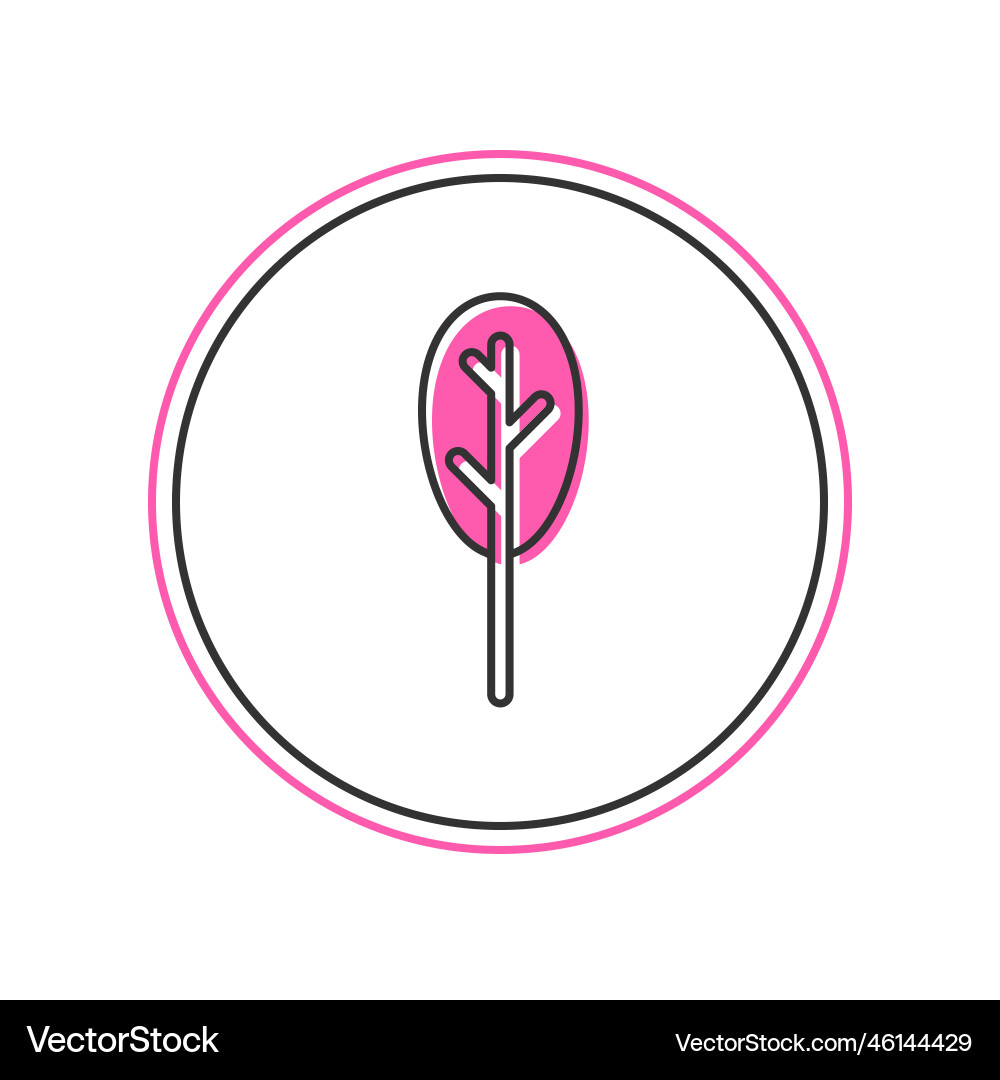 Filled outline spinach icon isolated on white Vector Image