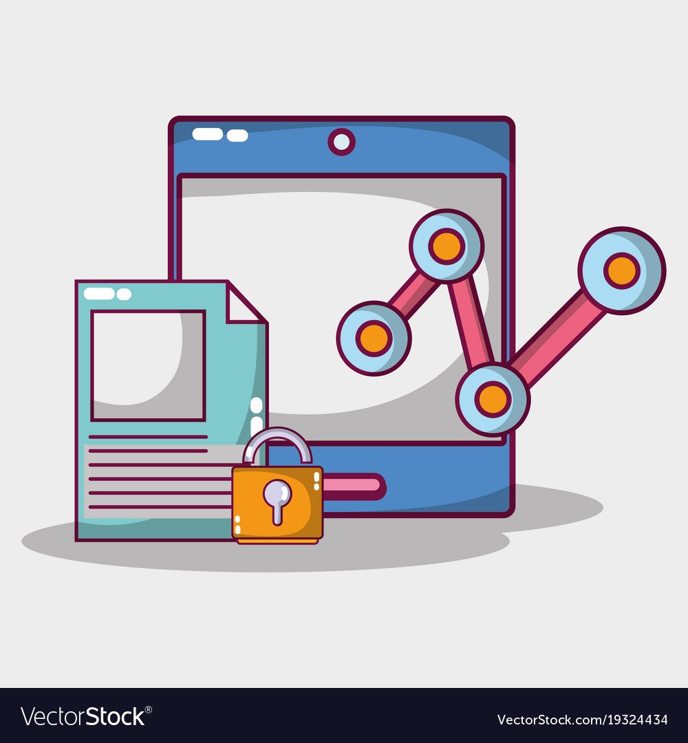 Data Center Server Network Technology Royalty Free Vector