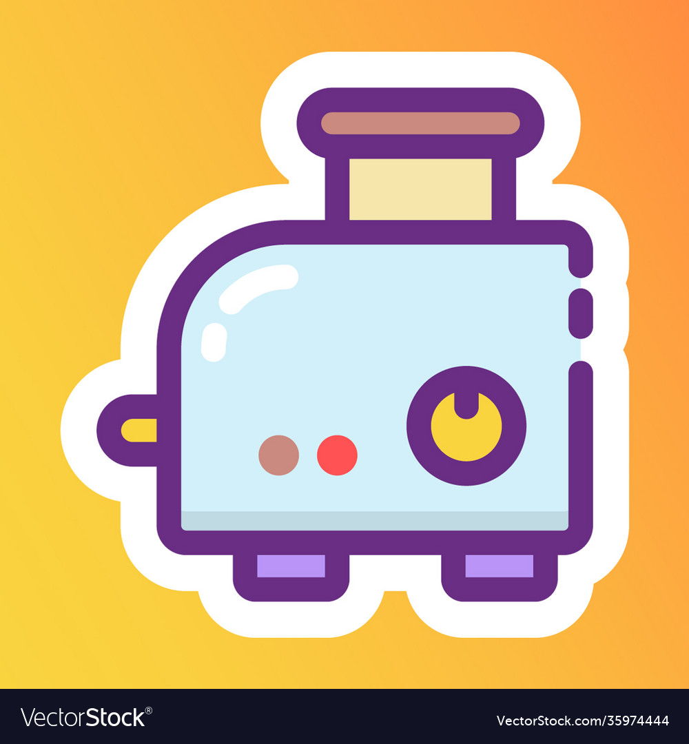 Toaster Royalty Free Vector Image - VectorStock