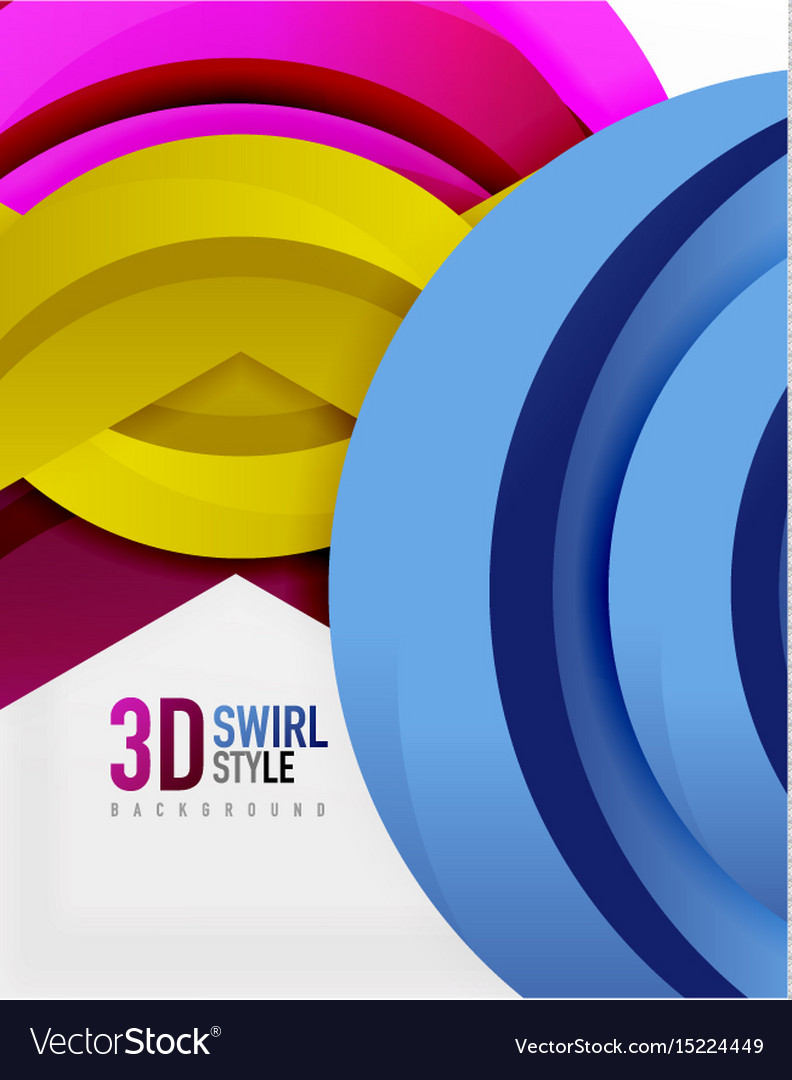 3d wave design Royalty Free Vector Image - VectorStock