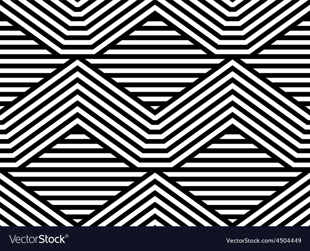 Abstract striped seamless pattern Royalty Free Vector Image