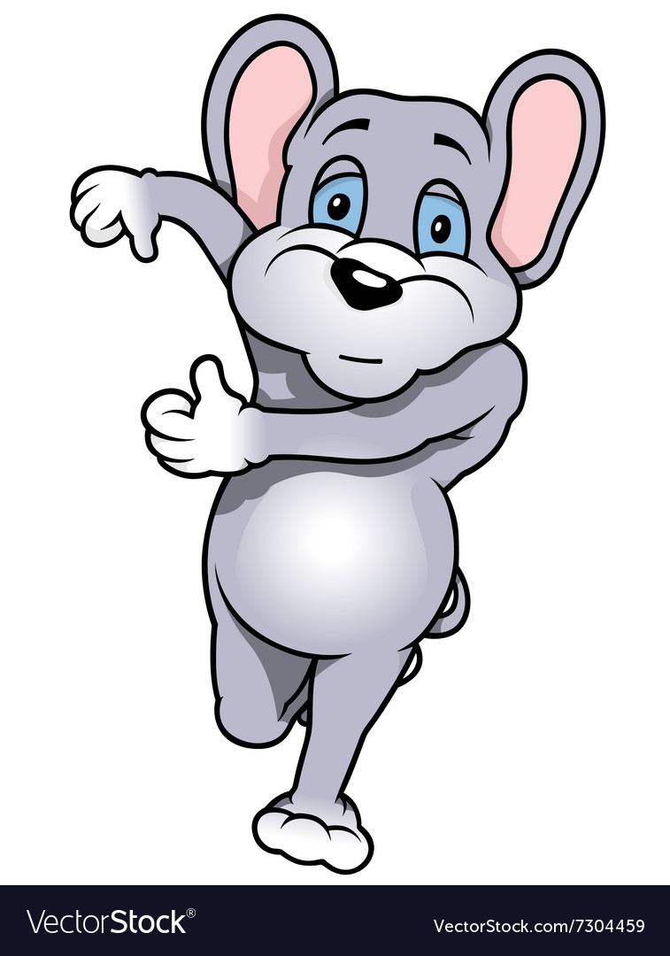 Running mouse Royalty Free Vector Image - VectorStock Running mouse Royalty Free Vector Image - VectorStock
