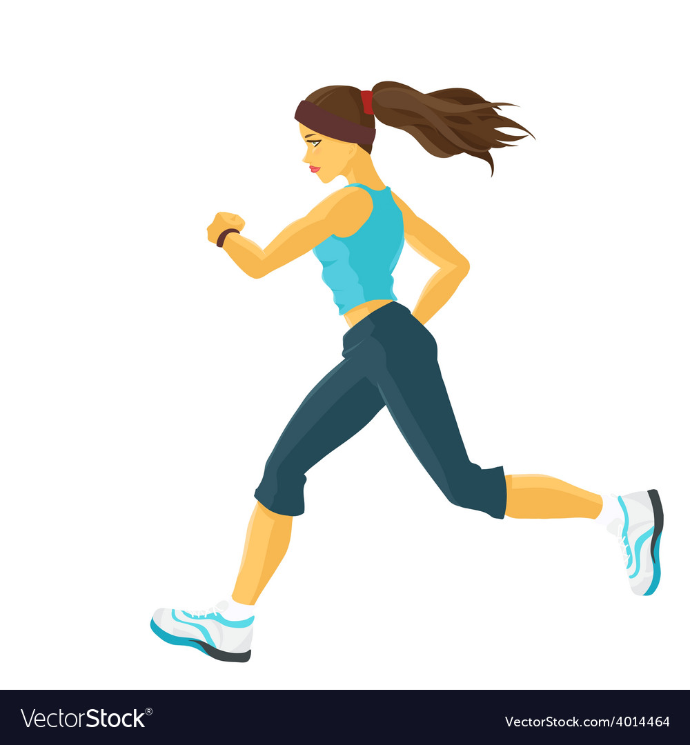 Jogging Royalty Free Vector Image - VectorStock