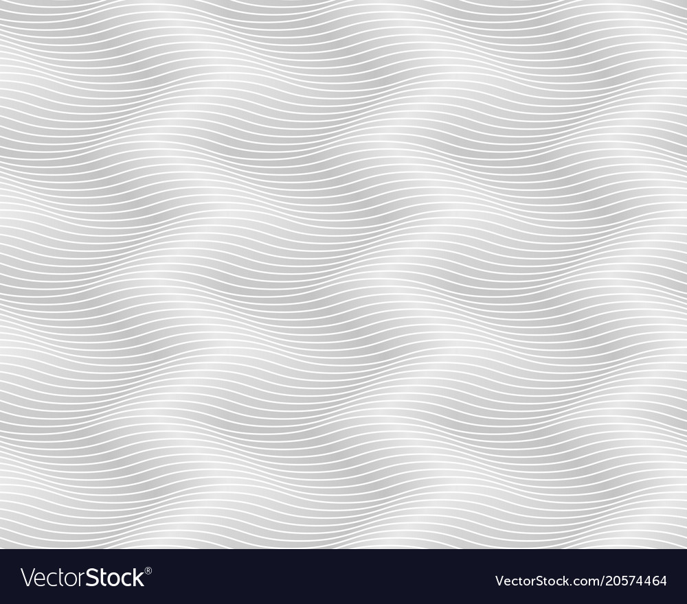 Seamless light gray pattern wavy endless texture Vector Image
