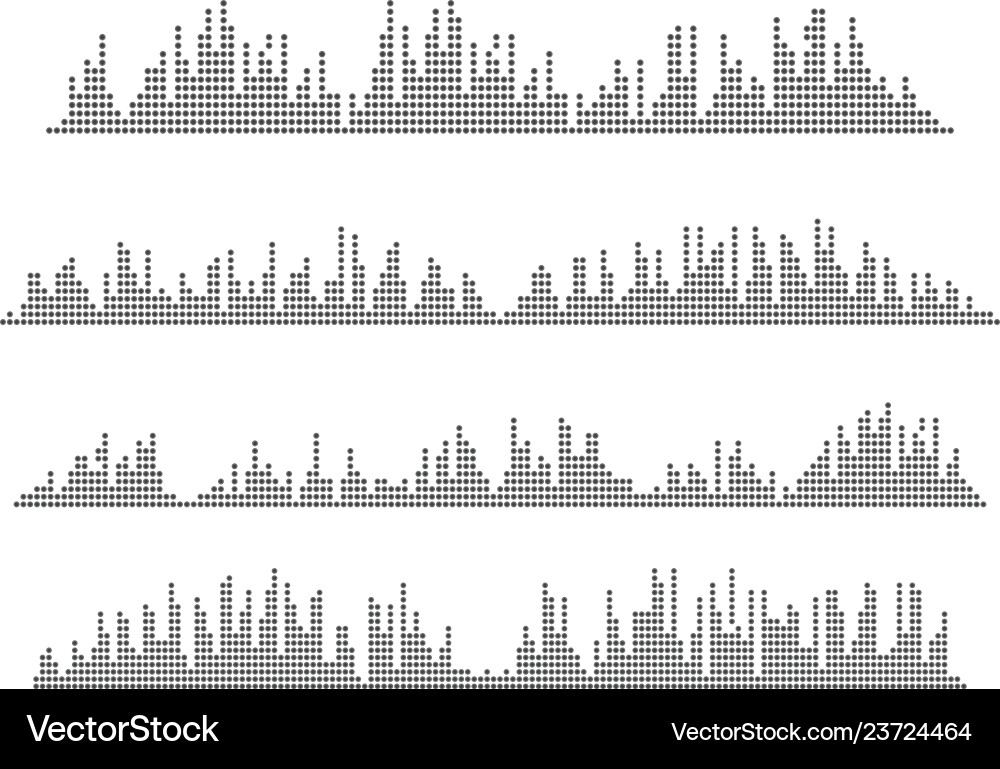Sound waves Royalty Free Vector Image - VectorStock