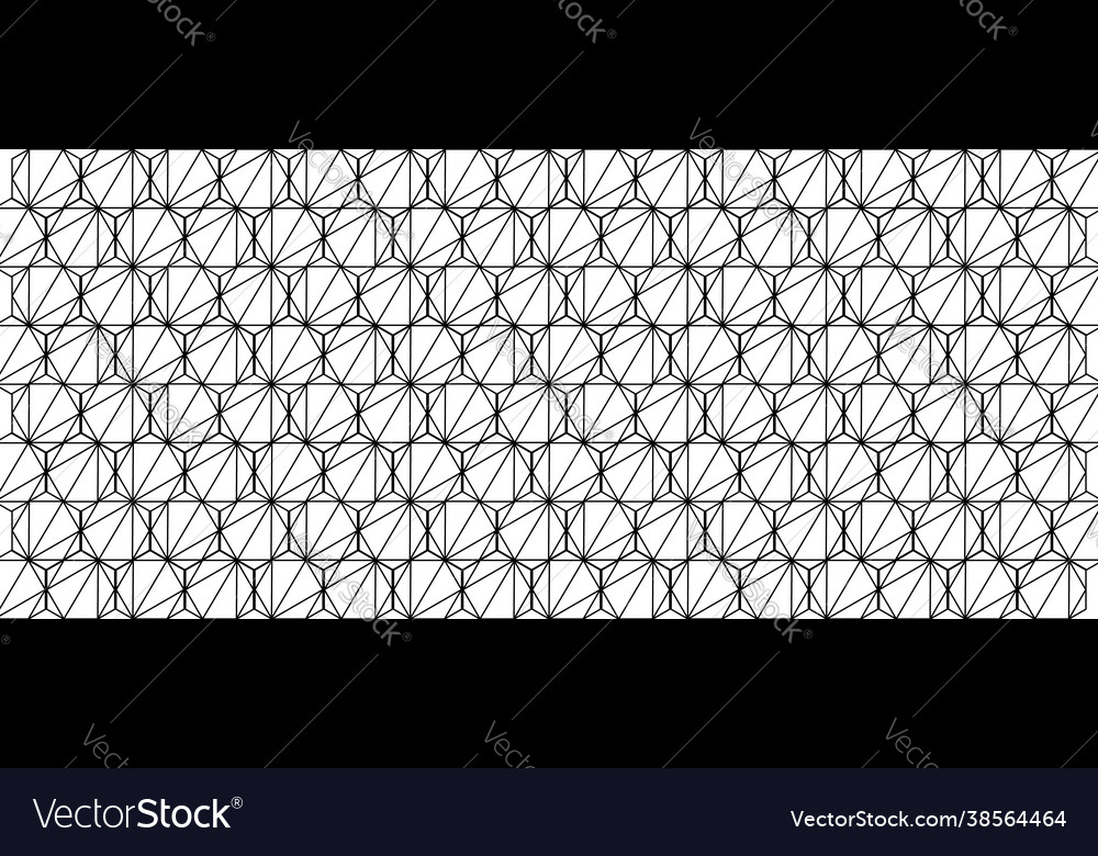 Stylish structure geometric pattern lines Vector Image