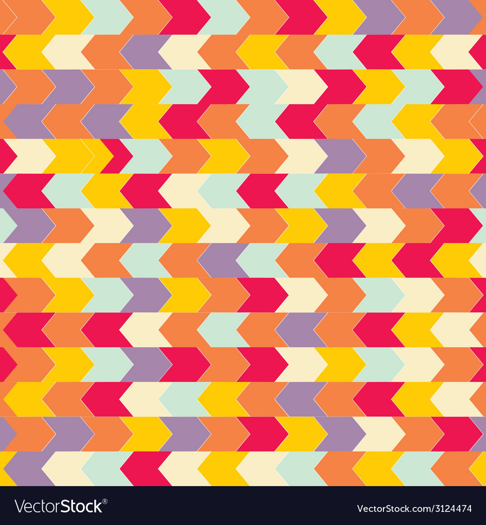 Chevron seamless pattern or tile background Vector Image