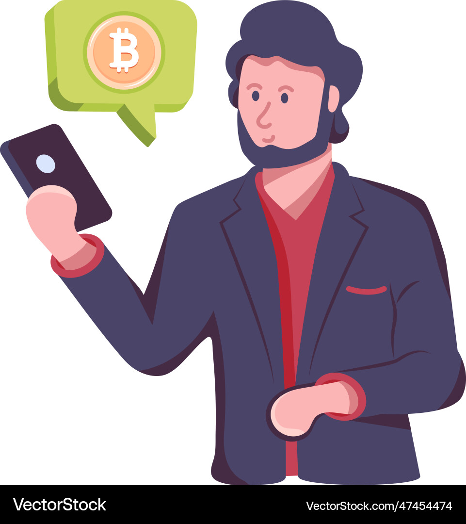 Crypto message Royalty Free Vector Image - VectorStock
