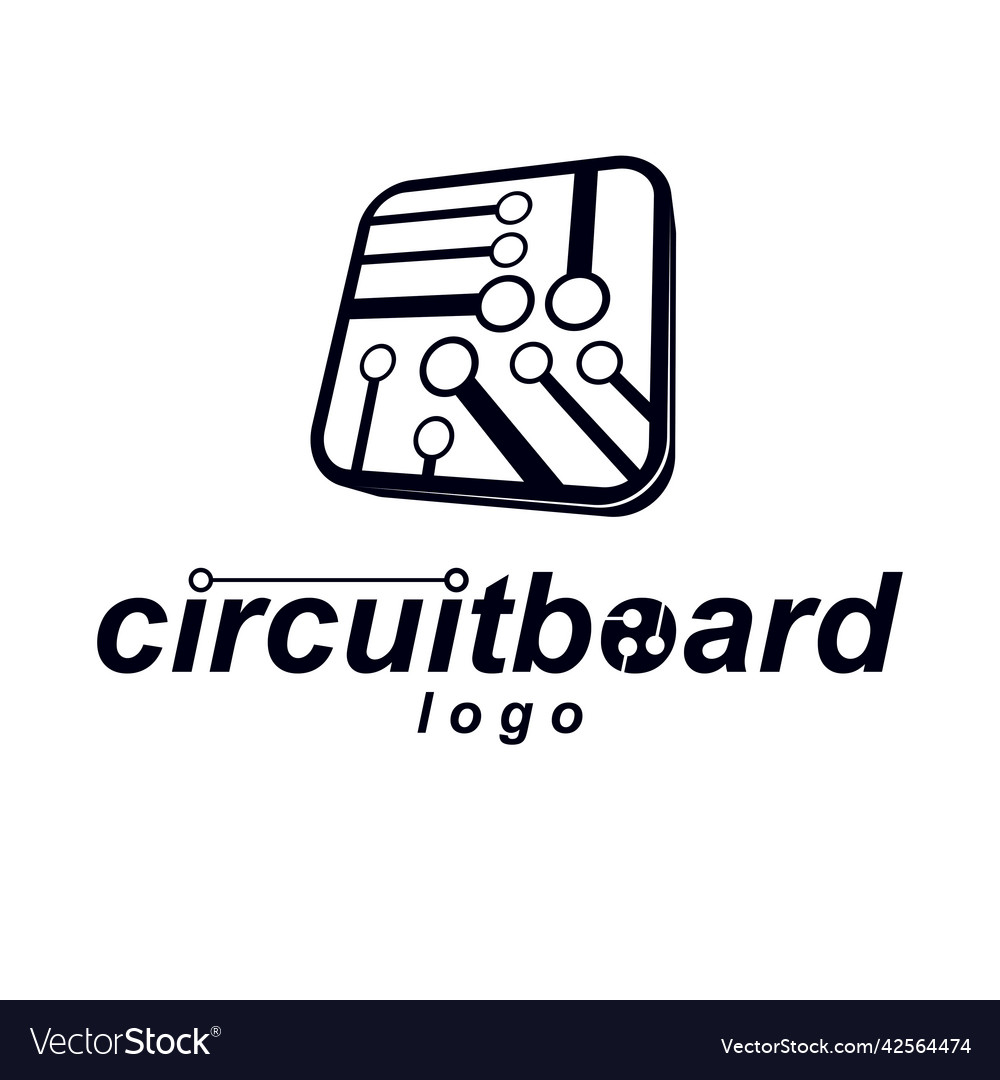 Microchip Design Cpu Information Communication Vector Image