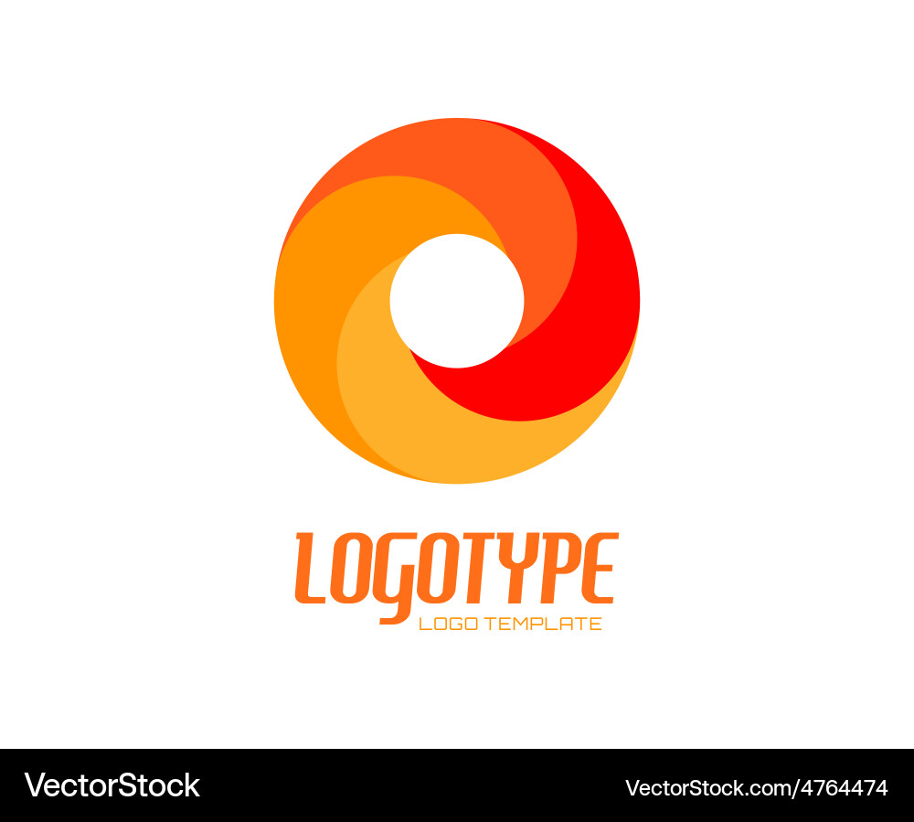 Modern Abstract Logo Shapes Royalty Free Vector Image