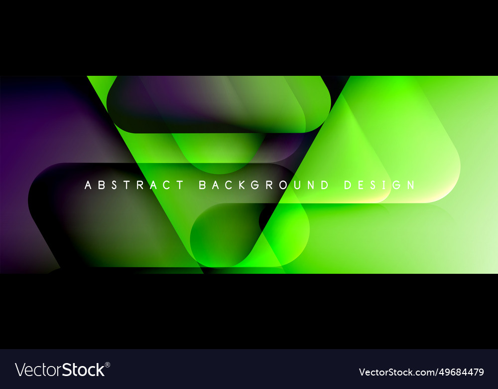 Shadow and light triangle background dynamic Vector Image