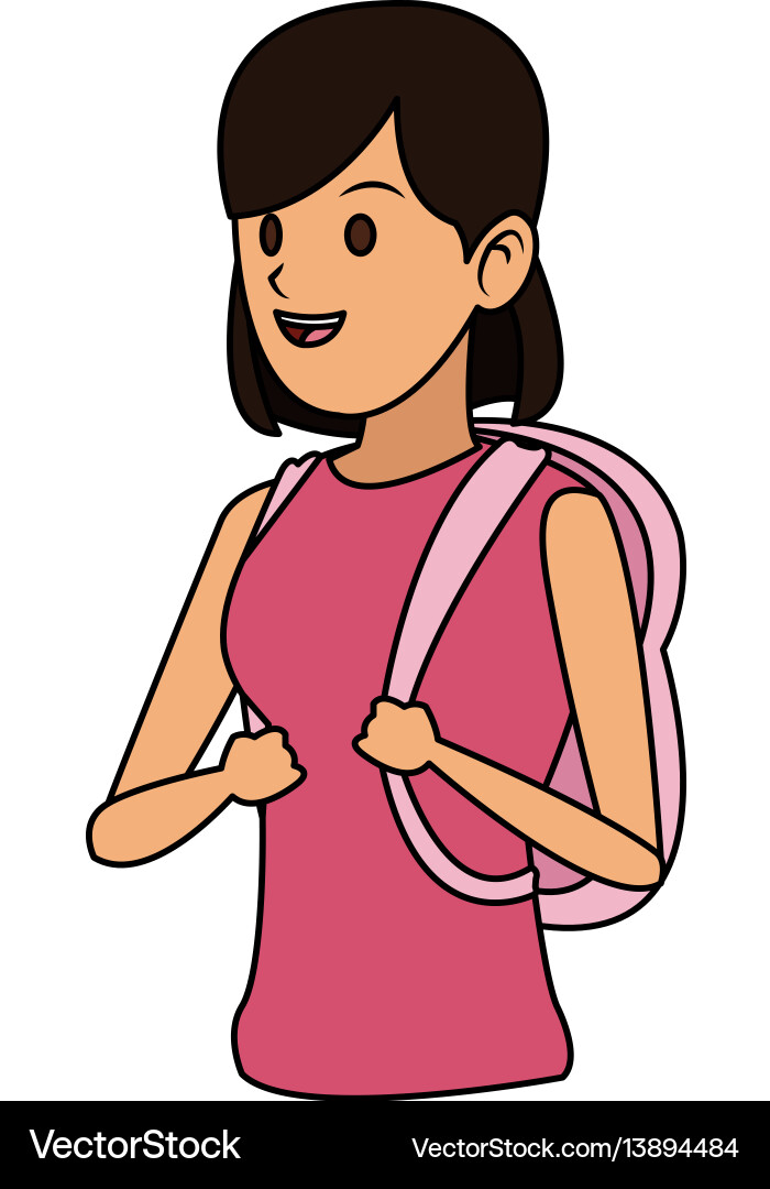 Happy woman icon image Royalty Free Vector Image