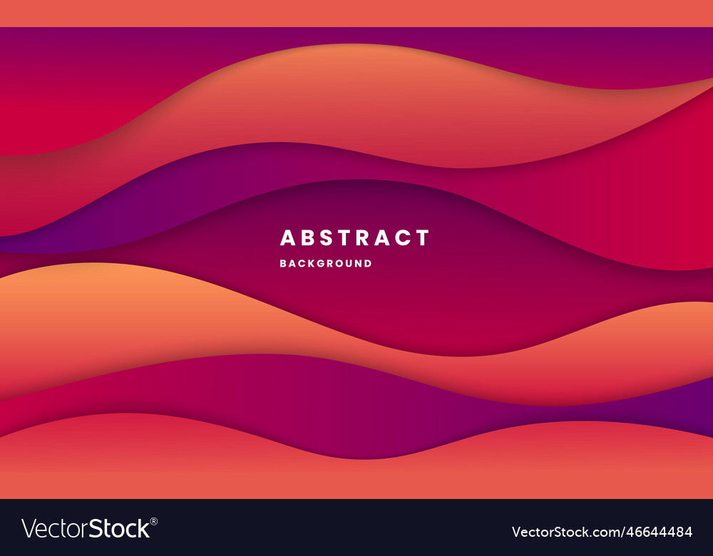 Purple and red gradient background dynamic wavy Vector Image