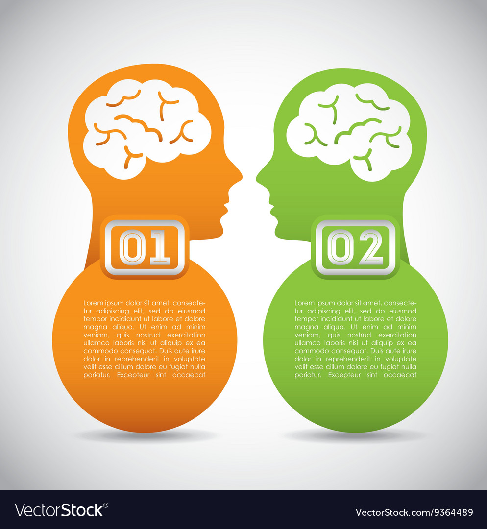 Creative profile design Royalty Free Vector Image