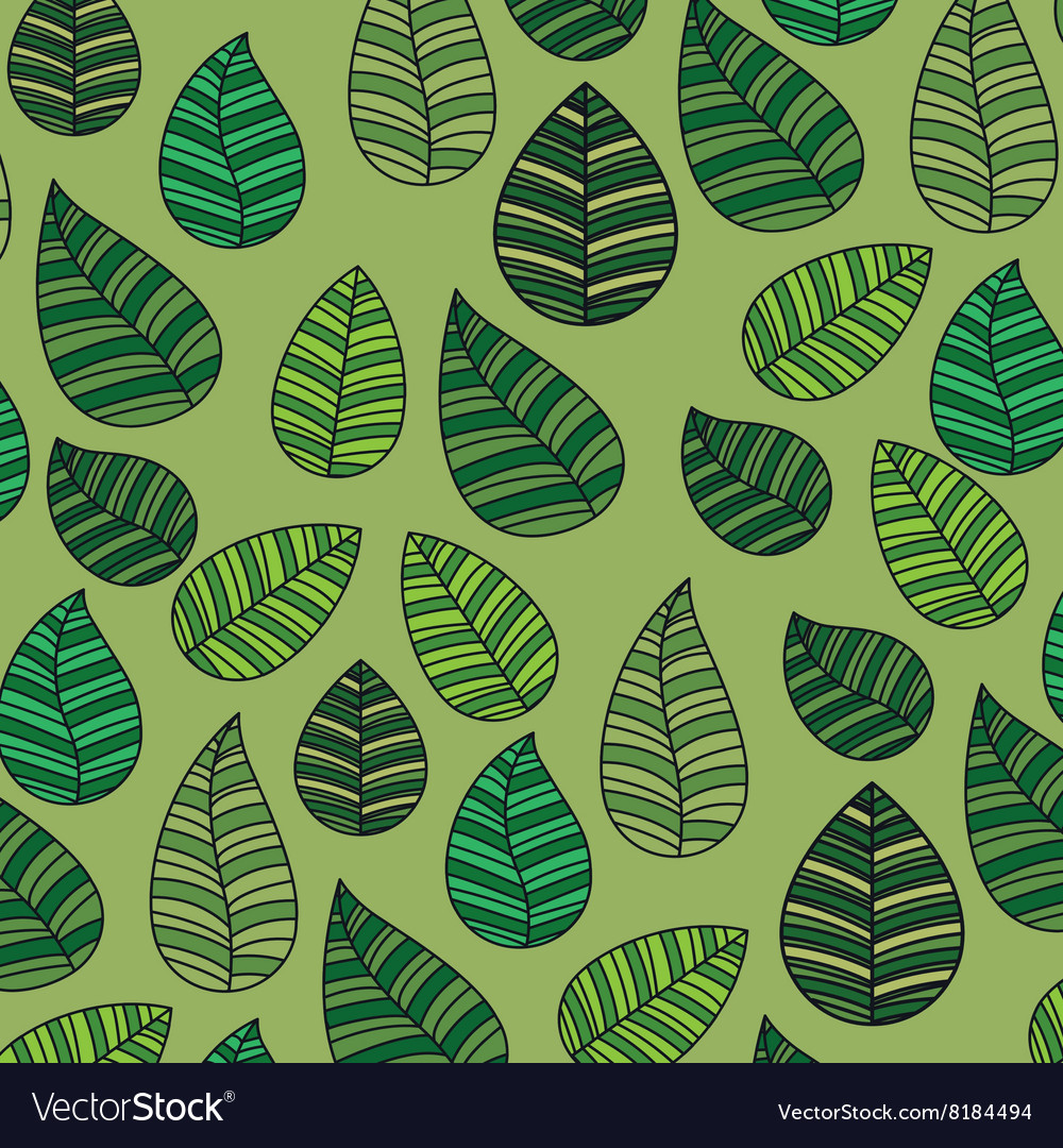 Leafs background design Royalty Free Vector Image