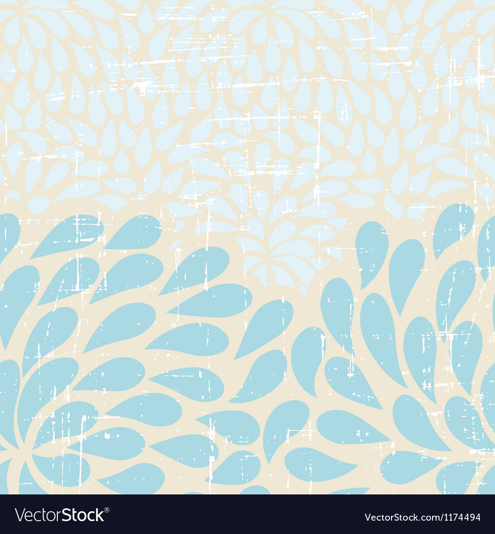 Seamless abstract retro drops pattern Royalty Free Vector