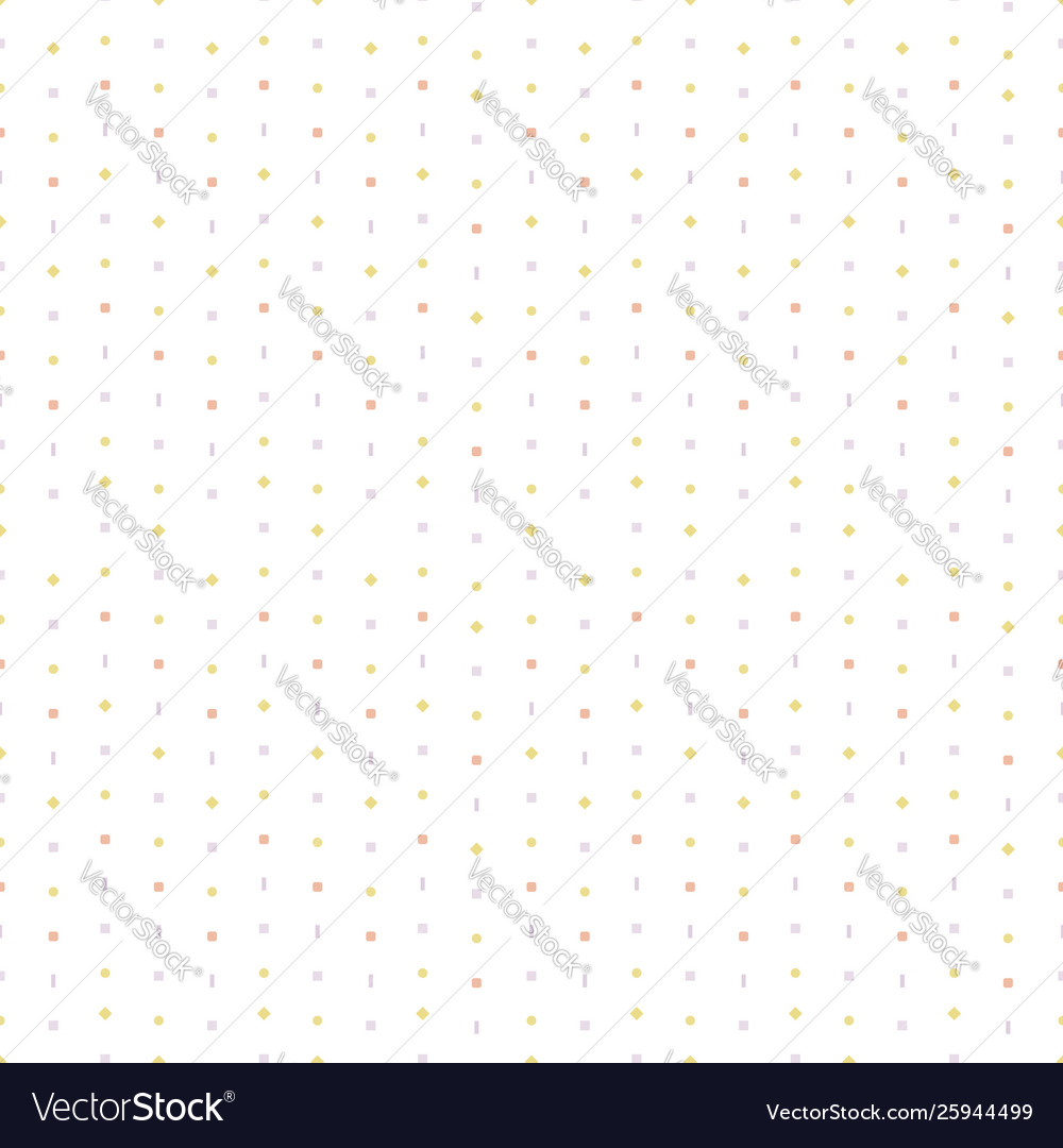 Simple dotted geometric seamless pattern Vector Image