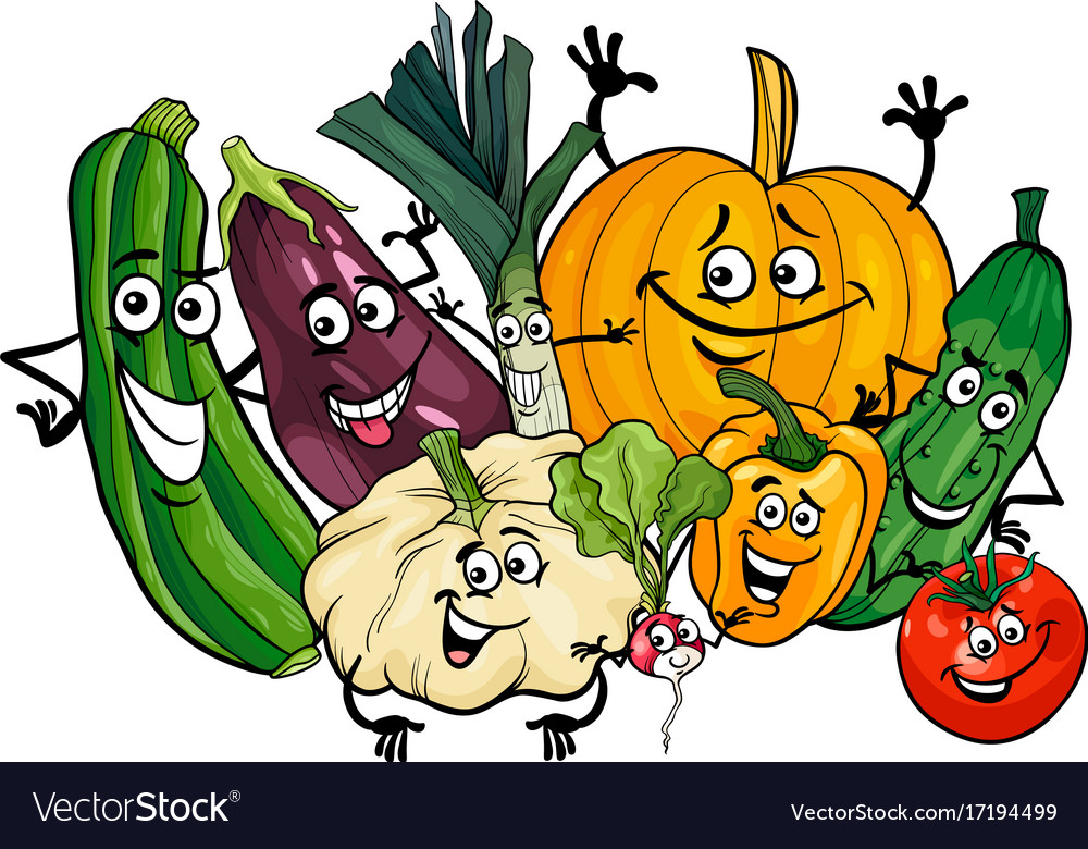 Vegetable Cartoon Characters Show at Conrad Williams blog