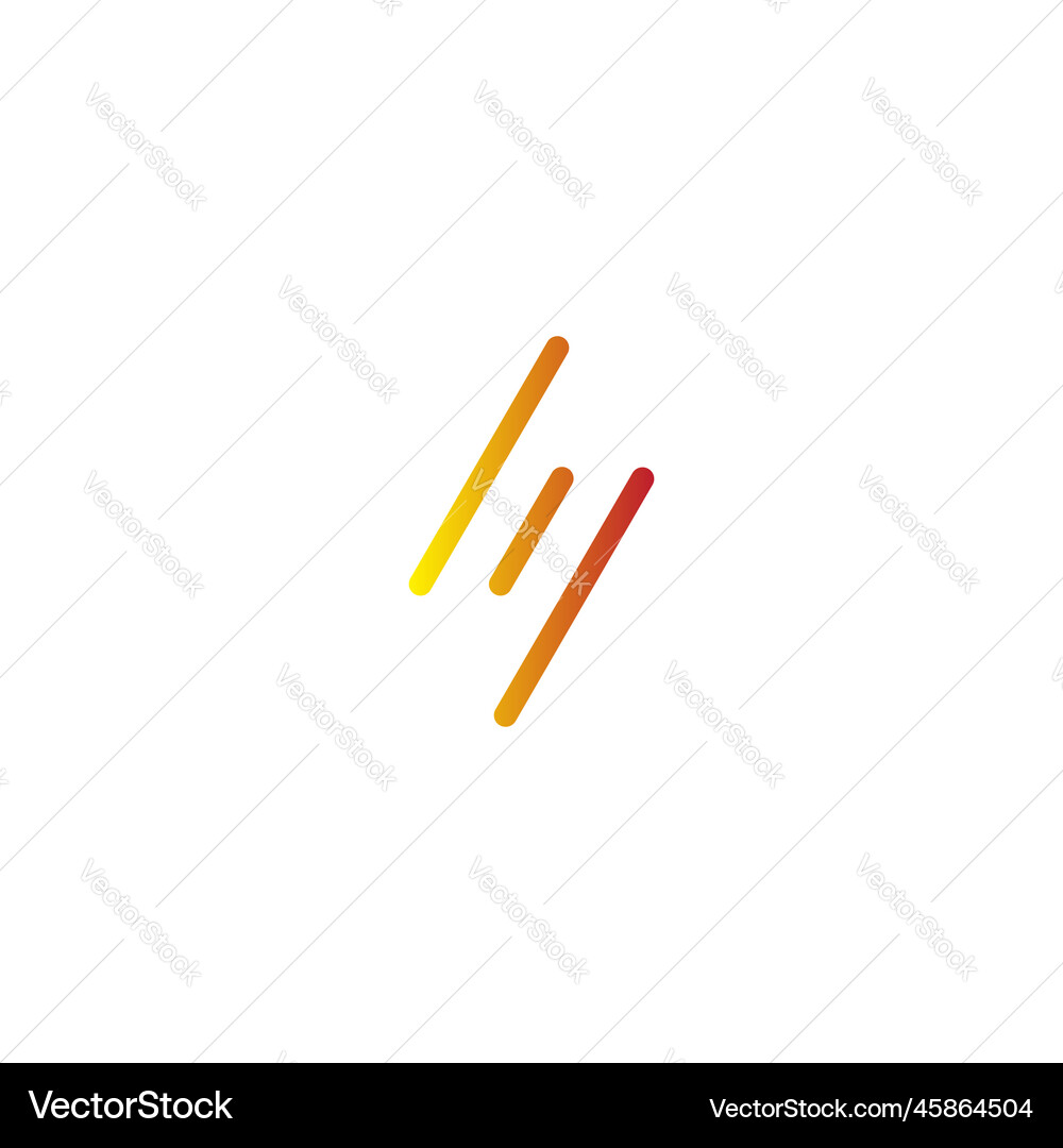 Hi technology initials logo icon Royalty Free Vector Image