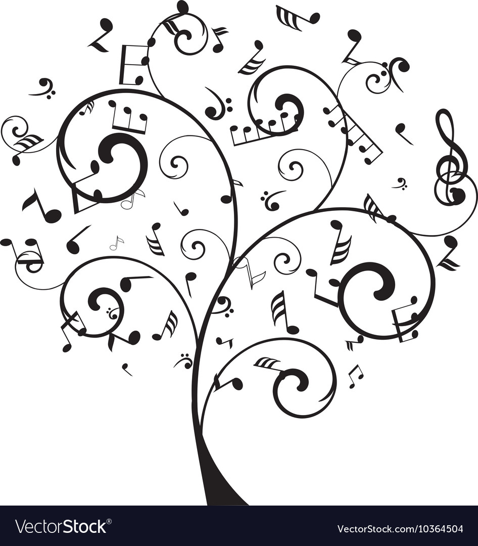 Tree notes Royalty Free Vector Image - VectorStock