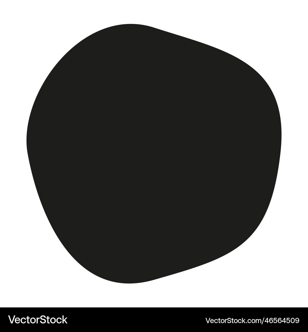 Black spot great design for any purposes ink Vector Image