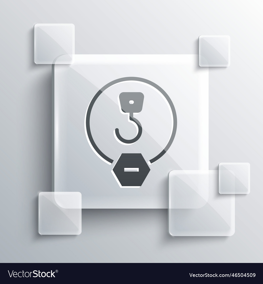 Grey industrial hook icon isolated Royalty Free Vector Image Grey industrial hook icon isolated Royalty Free Vector Image