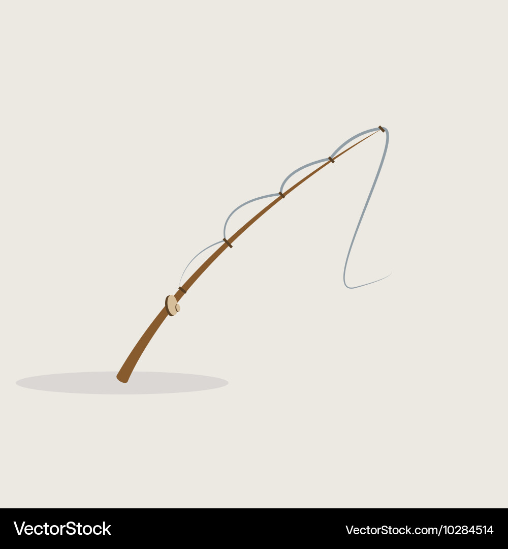 Abstract fishing object Royalty Free Vector Image