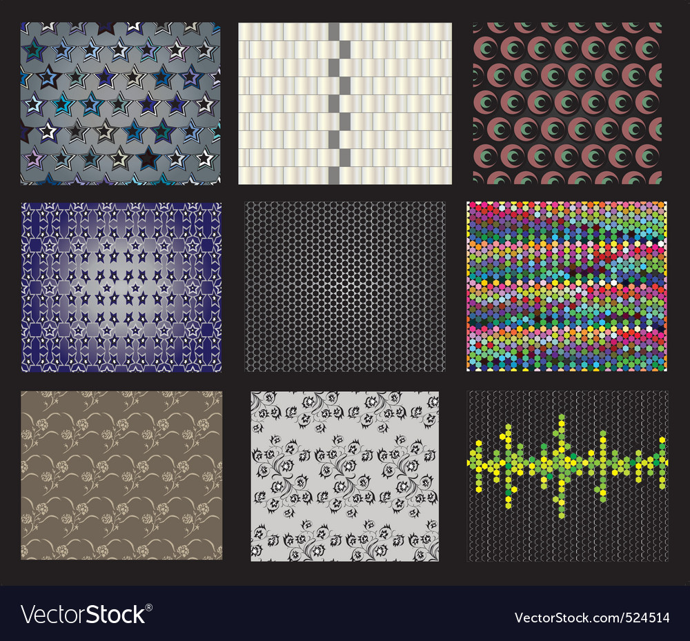 Seamless textures Royalty Free Vector Image - VectorStock