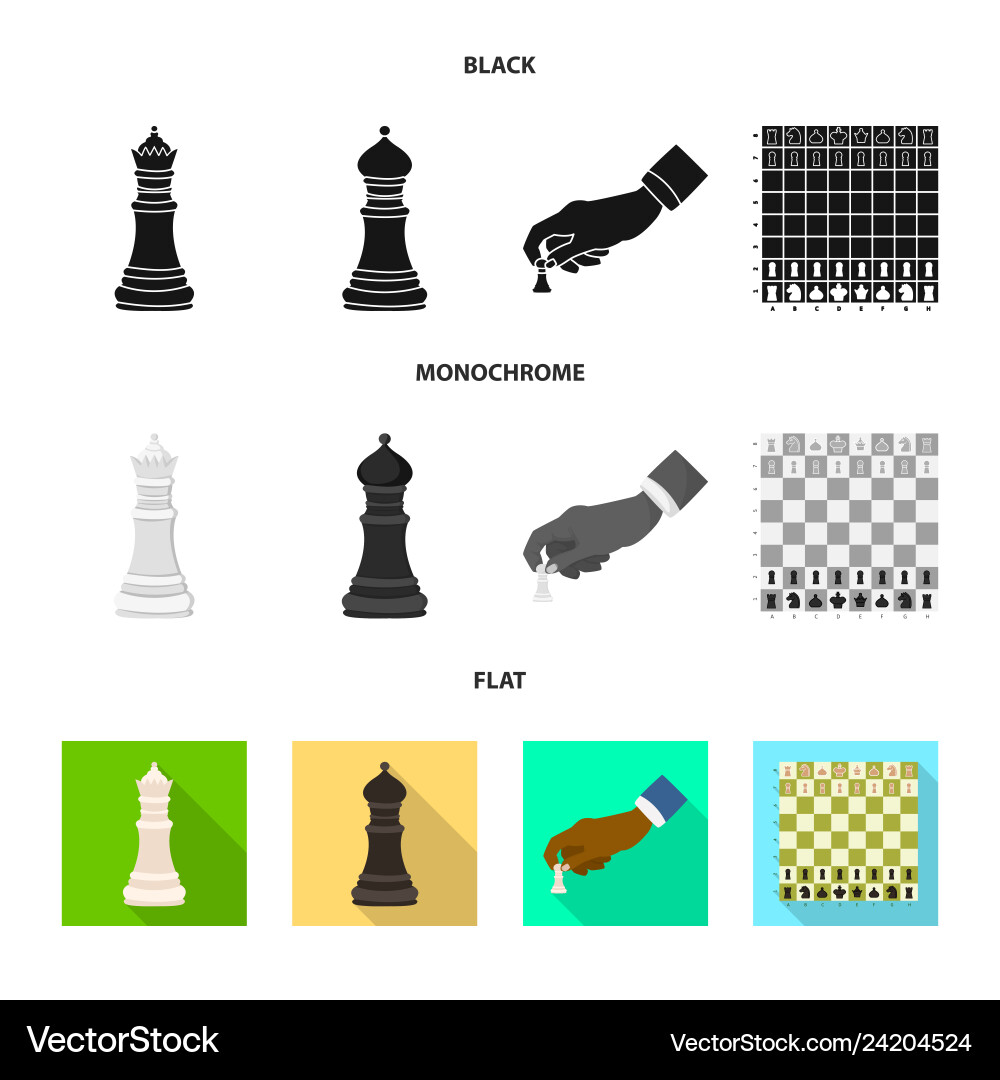 Design of checkmate and thin icon Royalty Free Vector Image