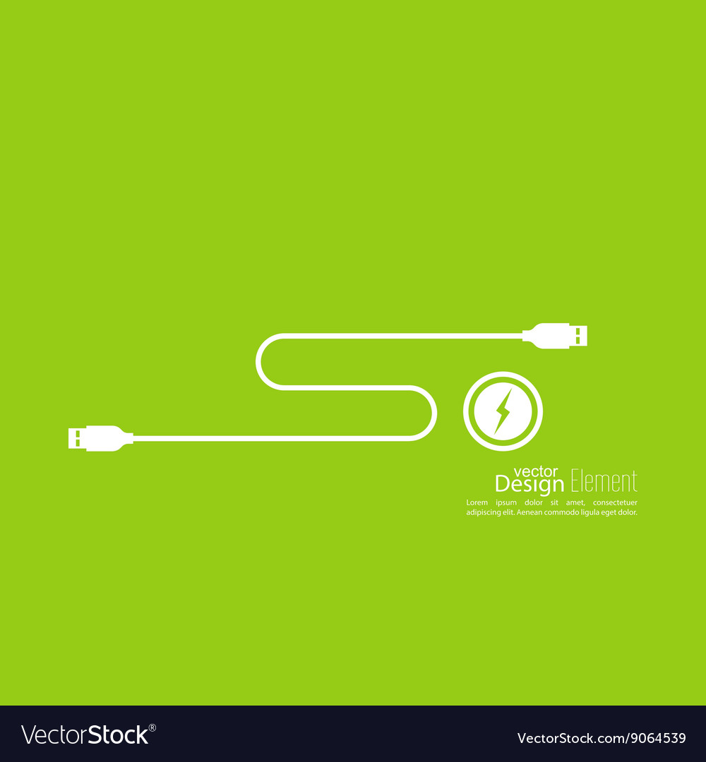 Abstract background with usb Royalty Free Vector Image