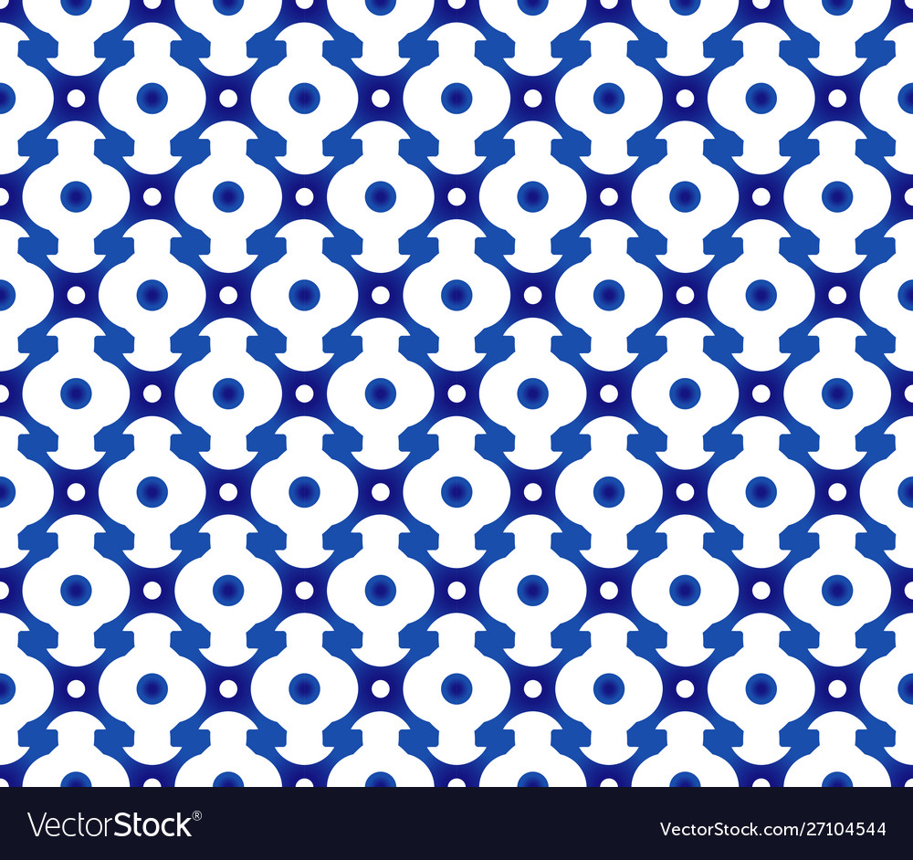 Chinaware pattern Royalty Free Vector Image - VectorStock