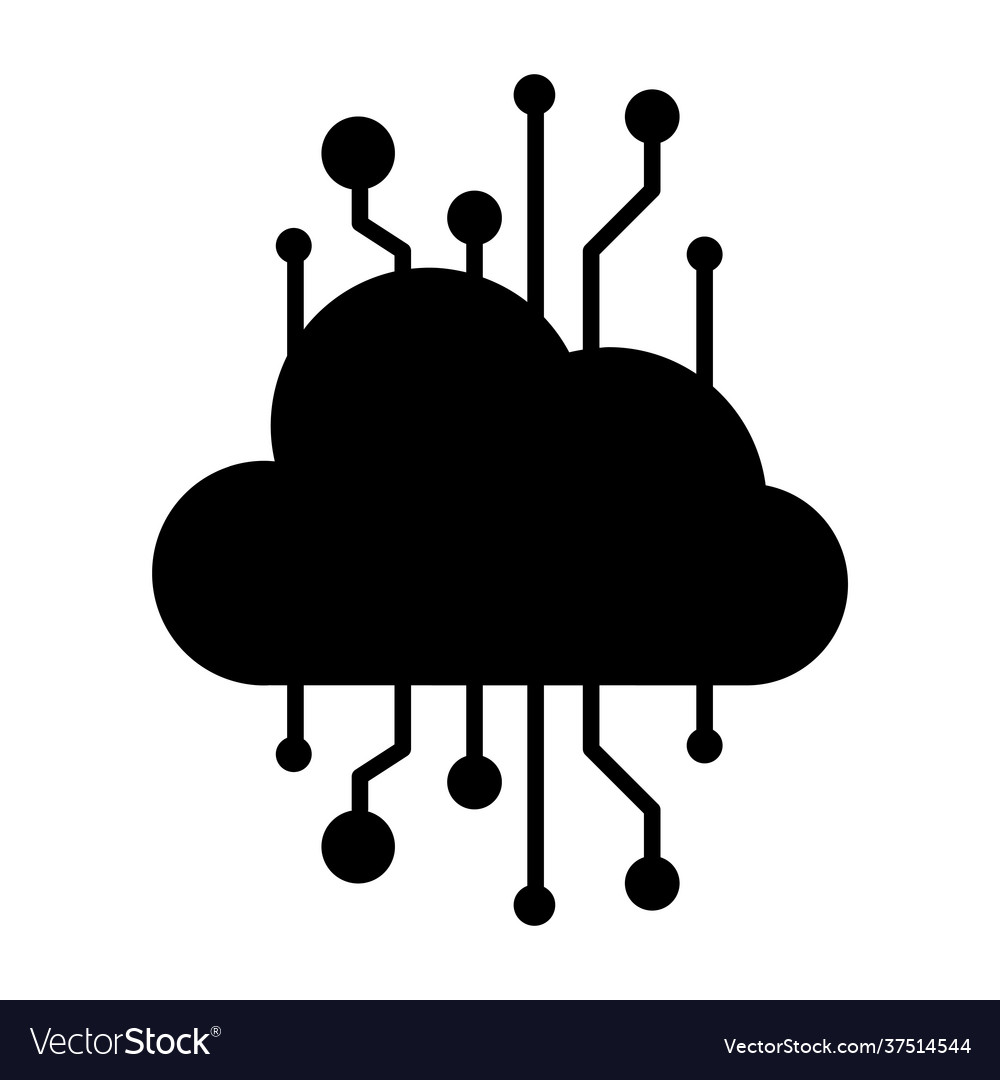 Cloud computing Royalty Free Vector Image - VectorStock