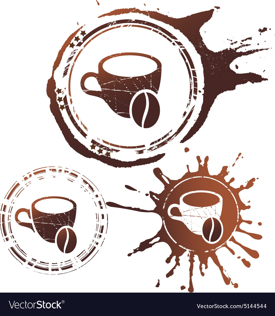 Coffee design elements Royalty Free Vector Image