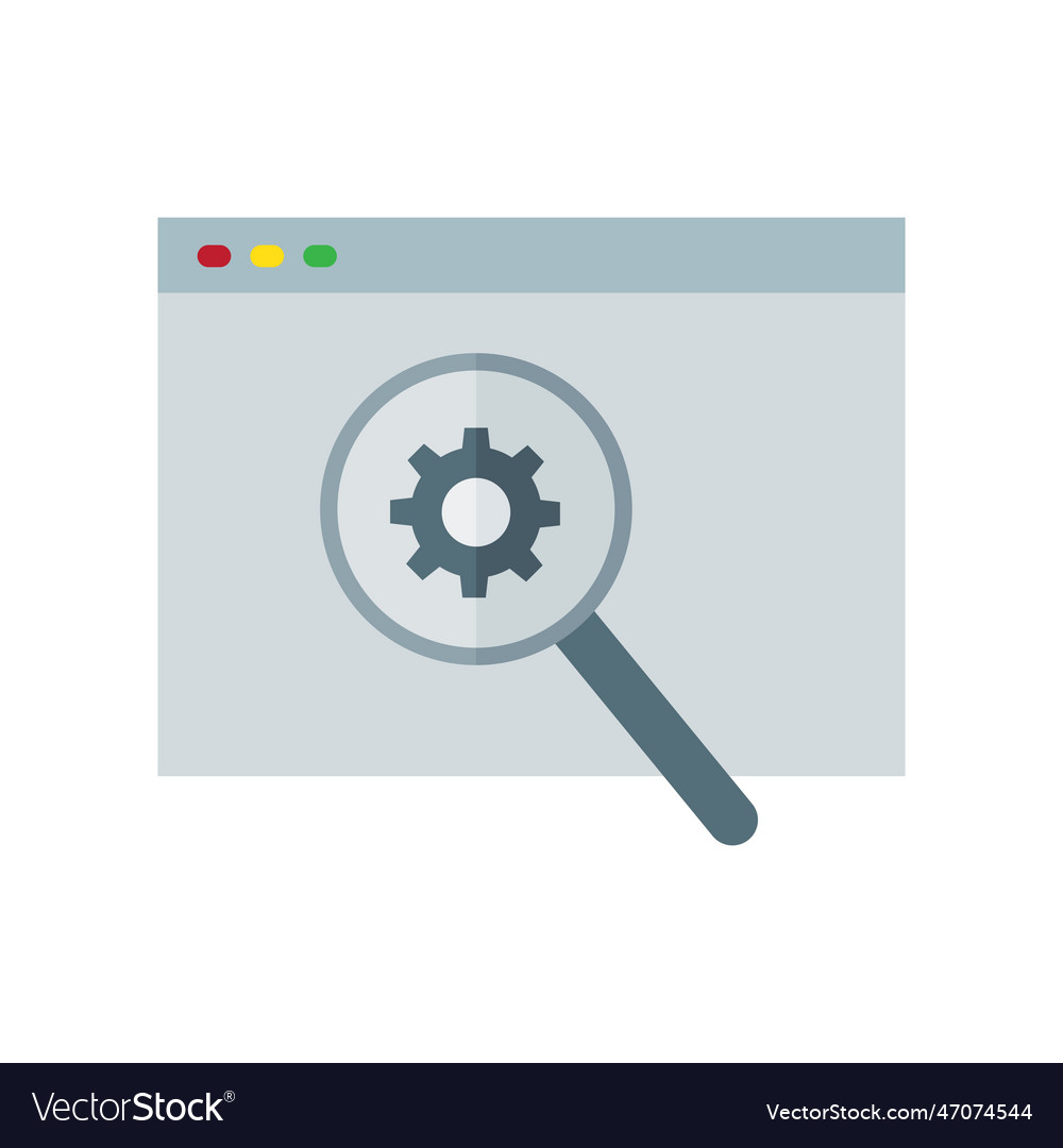 Search engine optimization icon image Royalty Free Vector