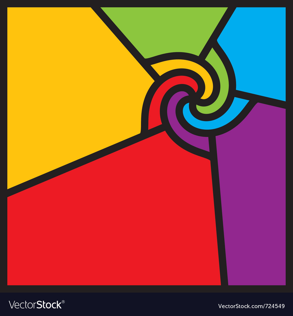 Abstract wind wheel background Royalty Free Vector Image