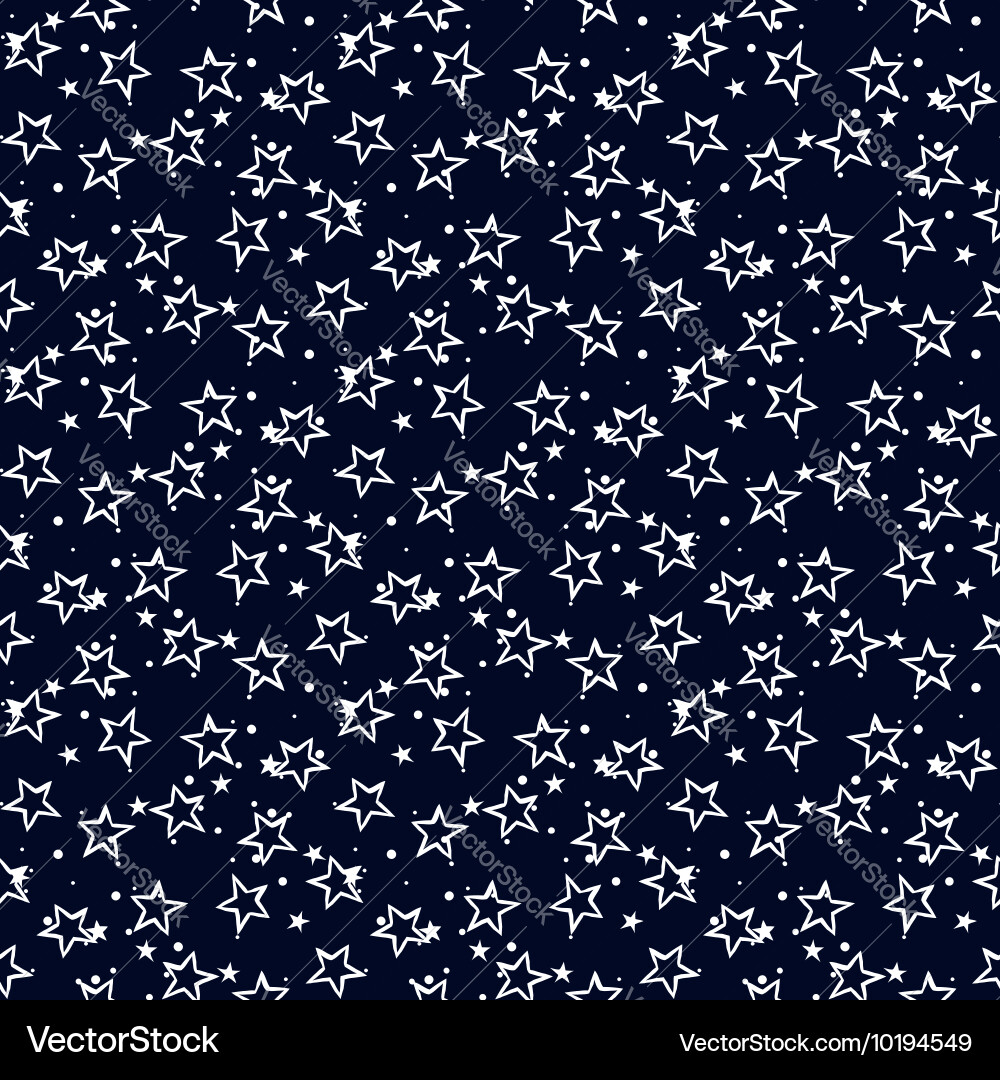 Pattern with stars Royalty Free Vector Image - VectorStock