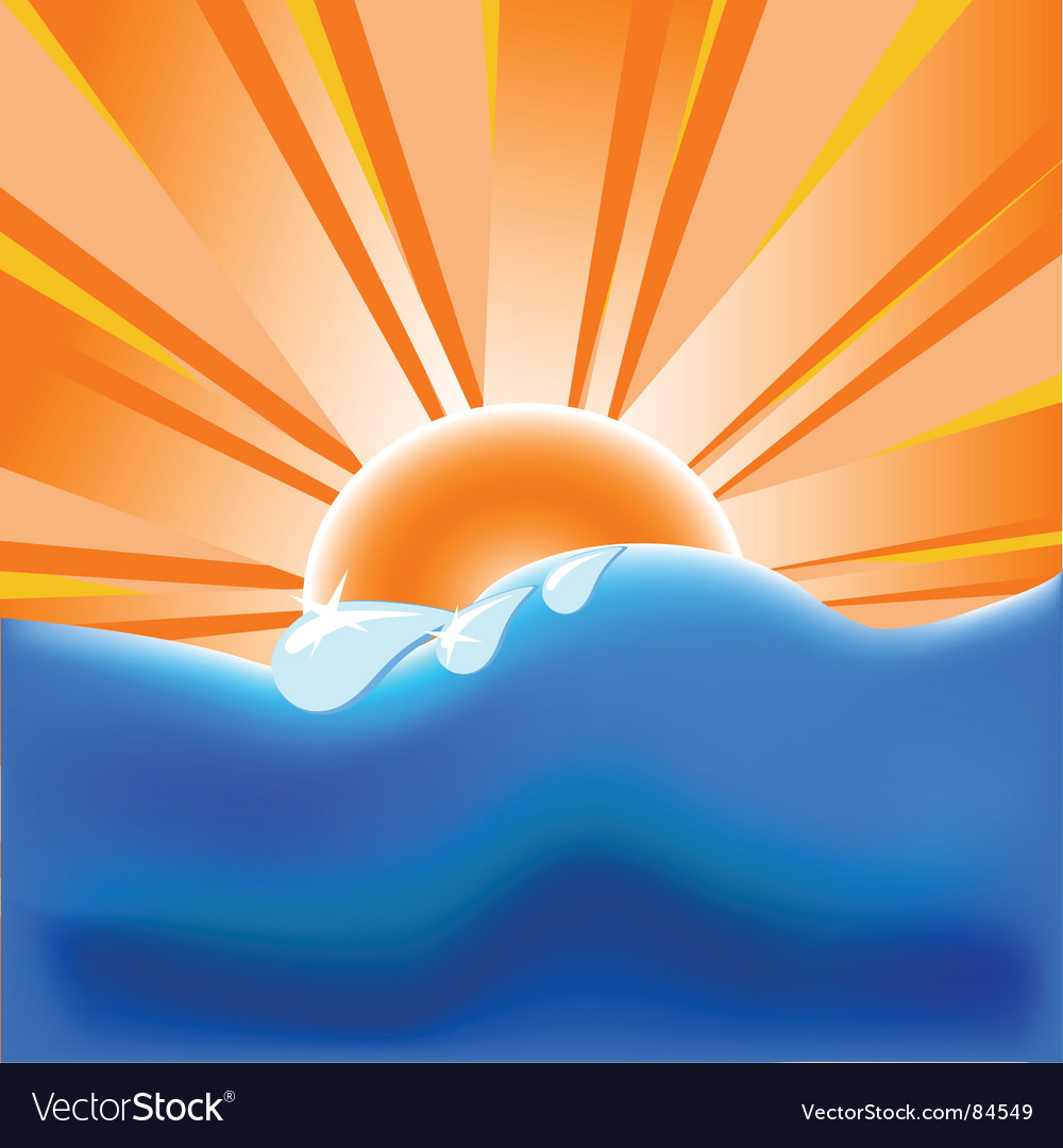 Summer background Royalty Free Vector Image - VectorStock