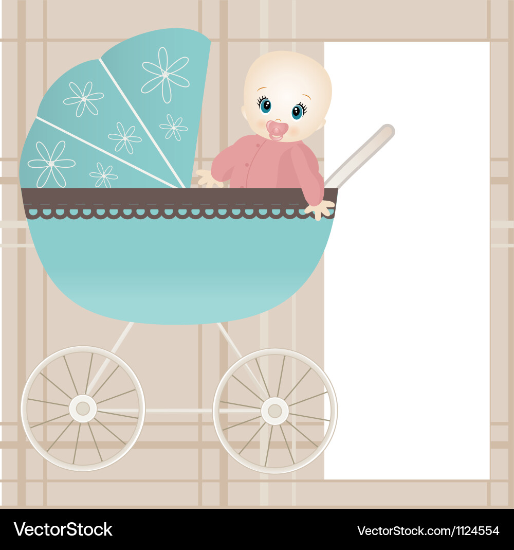 Baby card Royalty Free Vector Image - VectorStock