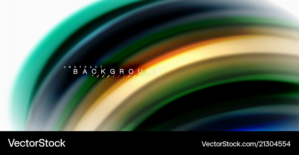 Fluid liquid mixing colors concept on light grey Vector Image